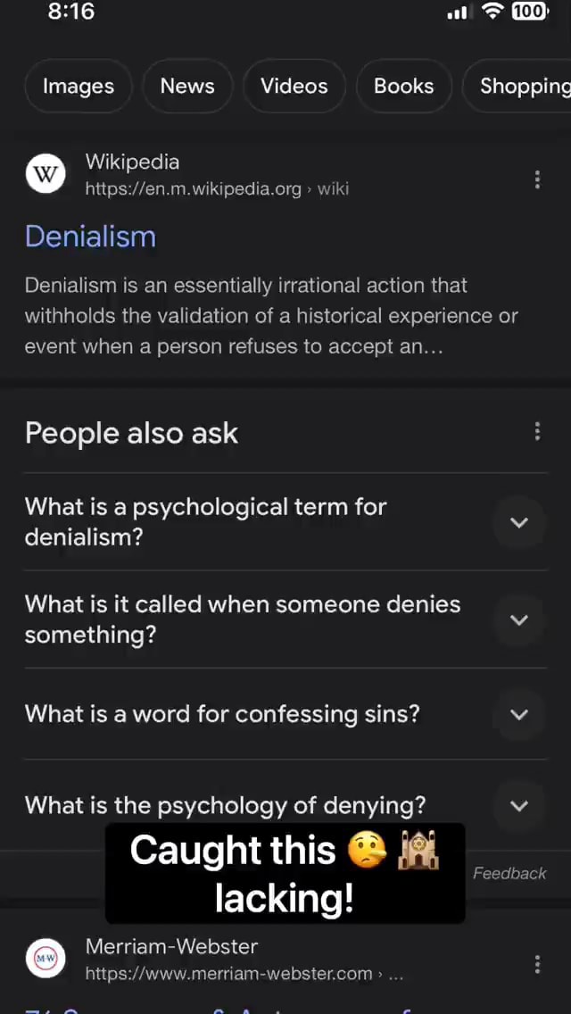 Al Images News Videos Books Shopping Wikipedia wiki Denialism Denialism ...