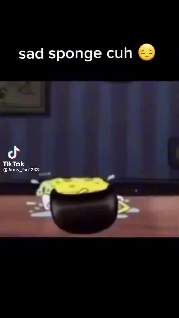 Sad sponge cuh TikTok - iFunny