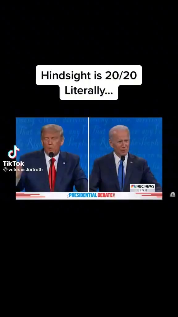 Trump Memes - Hindsight is Literally... - iFunny