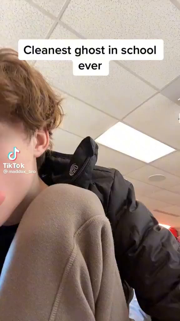 Cleanest ghost in school ever TikTok - iFunny