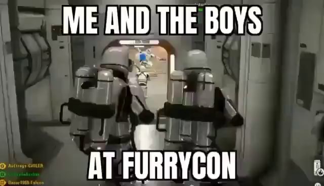 ME AND THE BOYS AT FURRYCON - iFunny