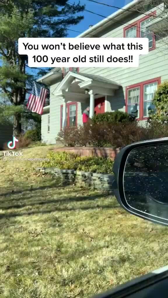 Hat this 100 year old still does!! cf TikTOK Gi tlanchsanscemnany - iFunny