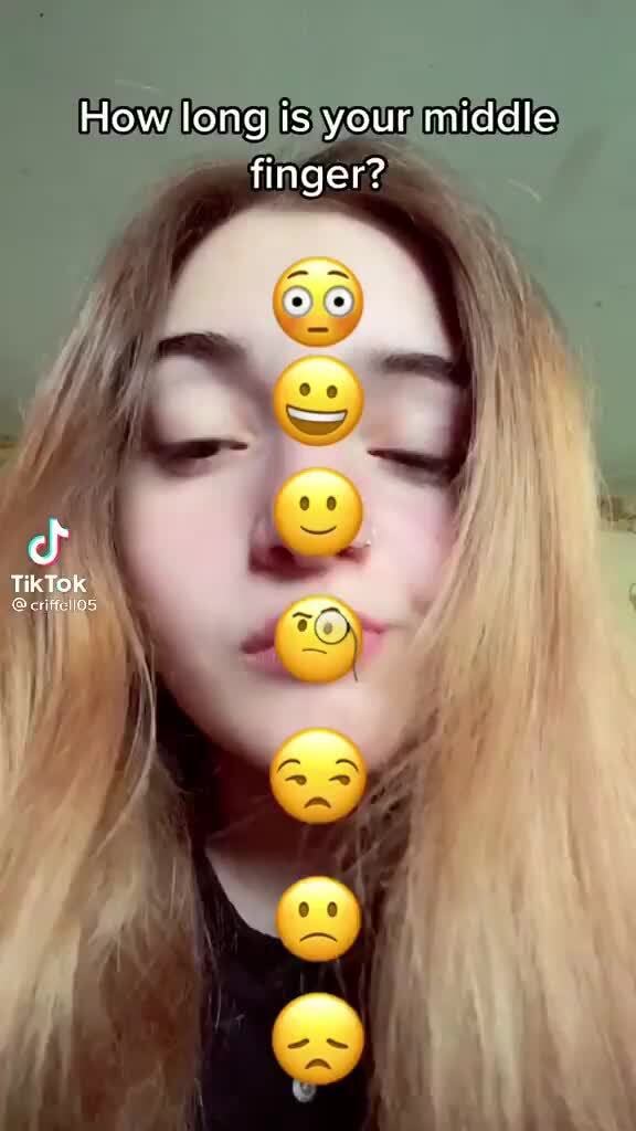 How fong is your middle finger? cf fik Fok - iFunny