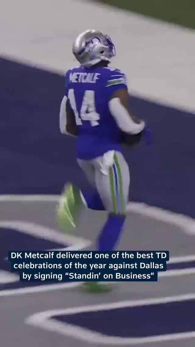 DK Metcalf delivered one of the best TD celebrations of the year ...
