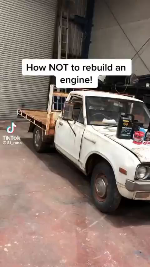 How NOT to rebuild an engine! TikTOK - iFunny
