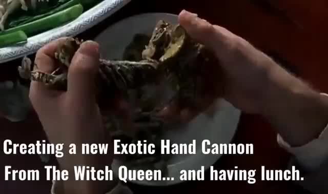 Creating a new Exotic Hand Cannon From The Witch Queen... and having ...