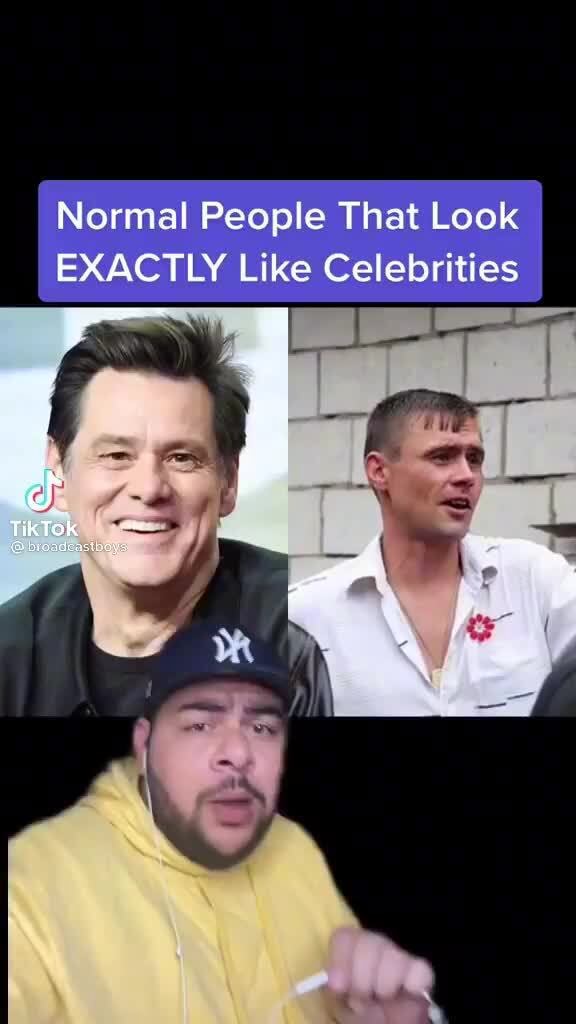 Normal People That Look EXACTLY Like Celebrities - iFunny