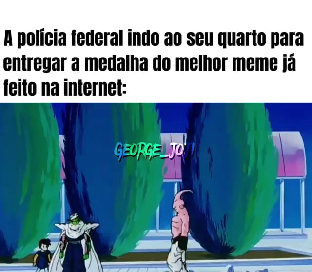 Polícia federal indo ao seu quarto para entregar a medalha do melhor ...