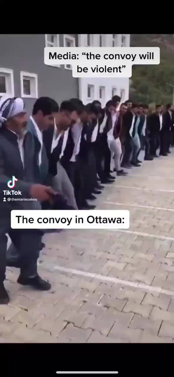 La I Media: "the convoy will be violent" The convoy in Ottawa: - iFunny