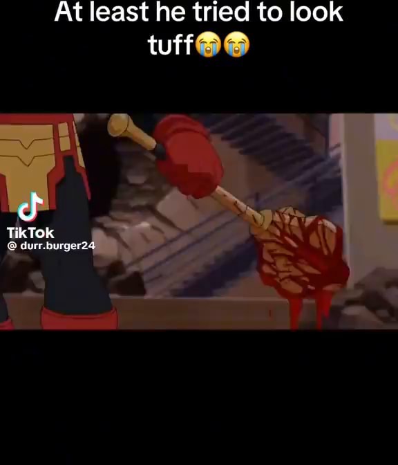 At least he tried to look tuff@@ TikTok - iFunny