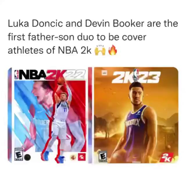Luka Doncic and Devin Booker are the first father-son duo to be cover ...