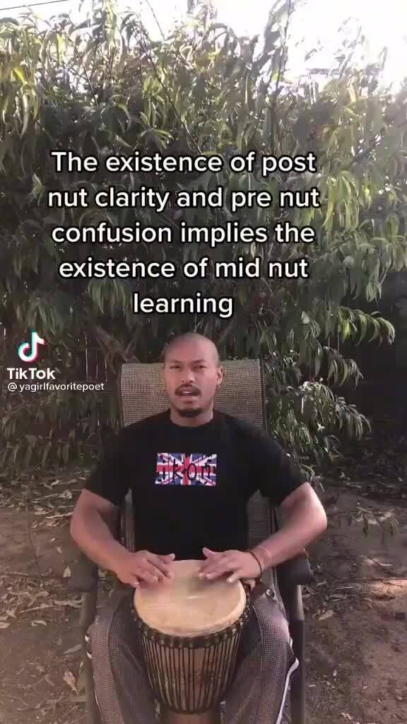 The existence of post_ nut clarity and pre nut confusion implies the ...