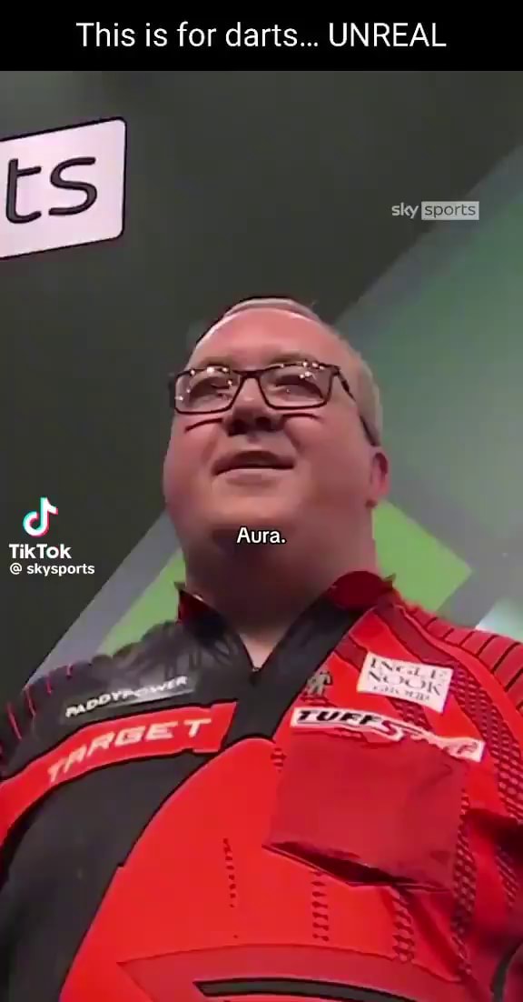 This is for darts... UNREAL sly Aura. TikTok skysposts - iFunny