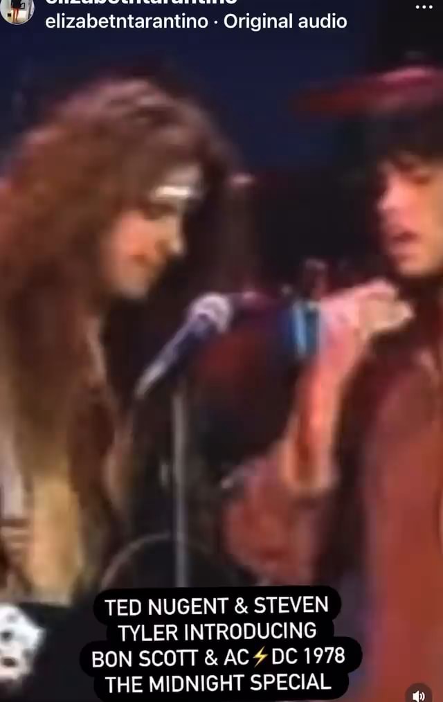 Elizabetntarantino - Original audio LL" Va TED NUGENT & STEVEN TYLER ...