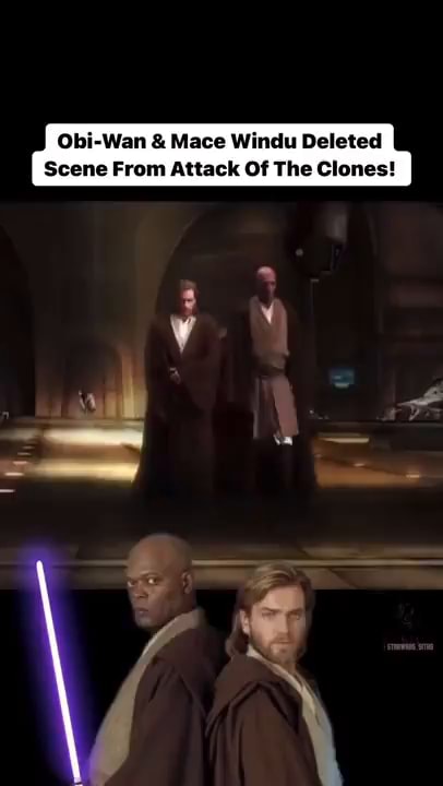 Obi-Wan & Mace Windu Deleted 'Scene From Attack Of The Clone: - America ...