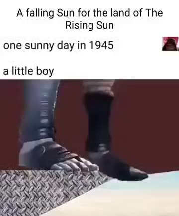 A falling Sun for the land of The Rising Sun one sunny day in 1945 a ...