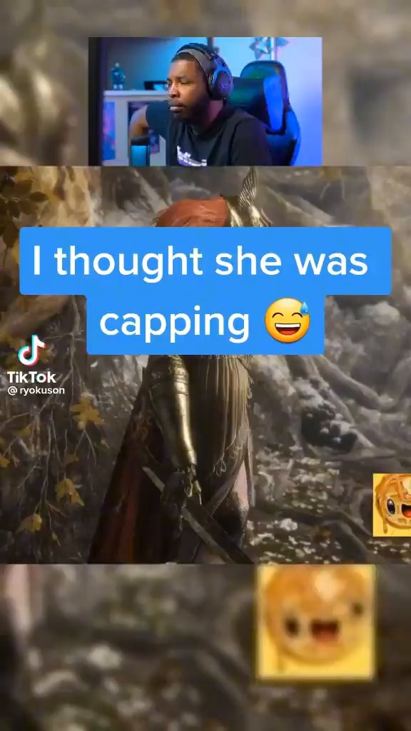Thought she was capping TikTok - iFunny