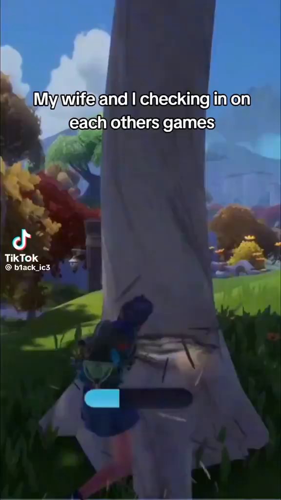 My wife and I checking in on each others games cf Tik Tok btack_ic3 re ...