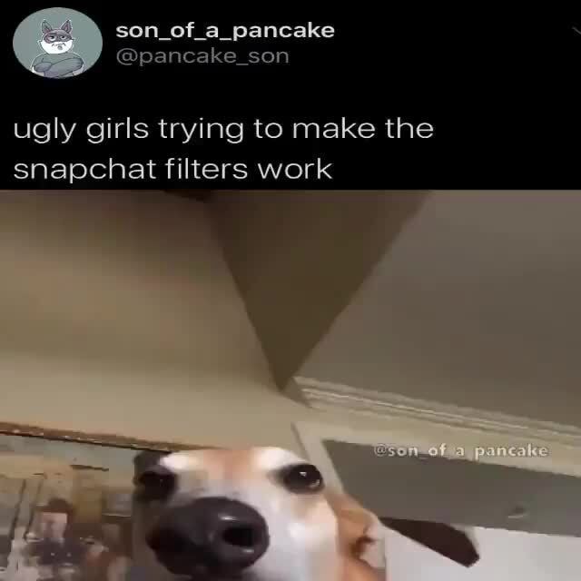 Ugly girls trying to make the snapchat filters work - iFunny