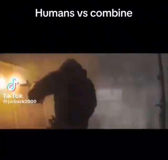 Humans vs combine - iFunny