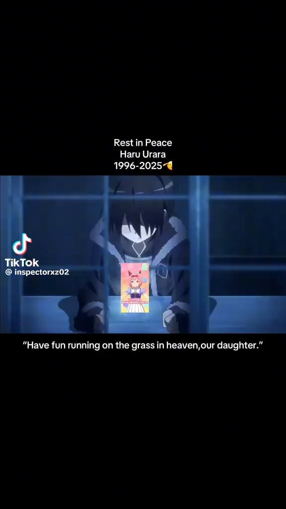 Rest in Peace Haru Urara 1996-2025 TikTok "Have fun running on the grass in heaven,our daughter ...