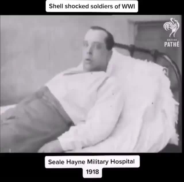 Shell shocked soldiers of WWI Seale Hayne Military Hospital - iFunny