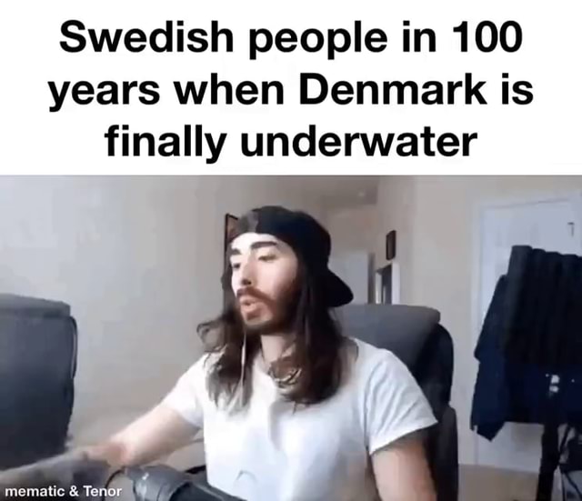 Swedish people in 100 years when Denmark is finally underwater - iFunny
