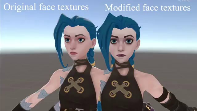 Original face textures Modified face textures - iFunny