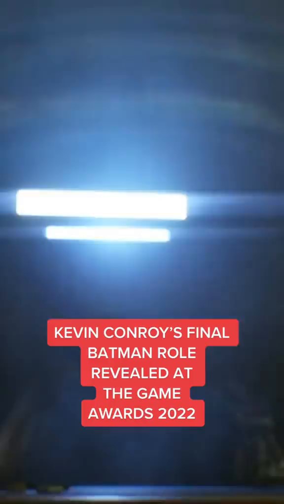 KEVIN CONROY'S FINAL BATMAN ROLE REVEALED AT THE GAME AWARDS 2022 - iFunny