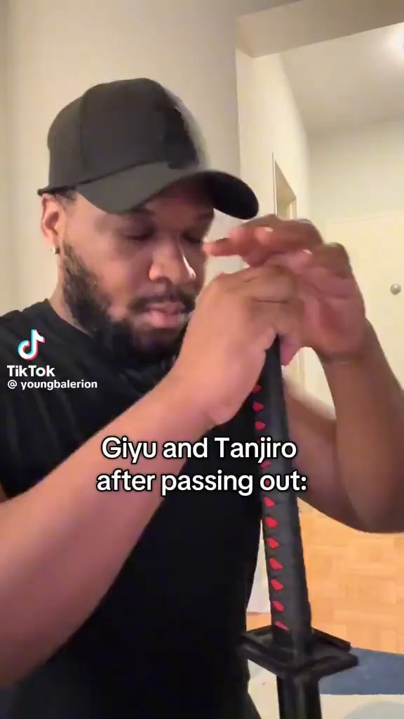TikTok younghalerion Giyu and Tanjiro after passing out: - iFunny