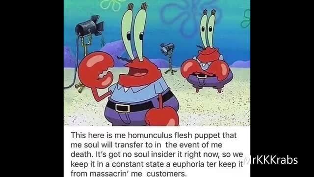 'This re is me homunculus flesh puppet that me soul will transfer to in ...