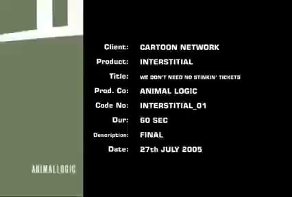Cliont: CARTOON NETWORK INTERSTITIAL ANIMAL LoGIC INTERSTITIAL 50 SEC ...
