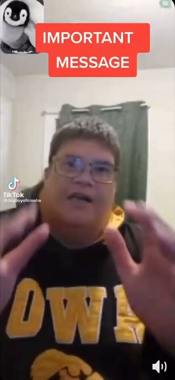 IMPORTANT MESSAGE TikTok - iFunny