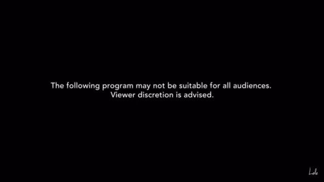 The following program may not be suitable for all audiences. Viewer ...