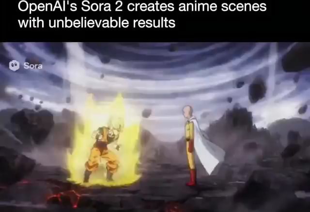 OpenAl's Sora 2 creates anime scenes with unbelievable results - iFunny
