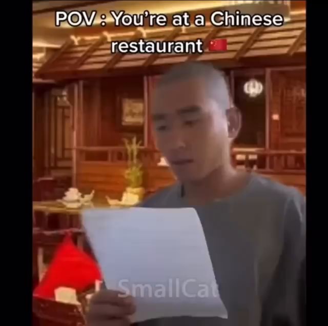 Pov Youre At A Chinese Restaurant Ifunny
