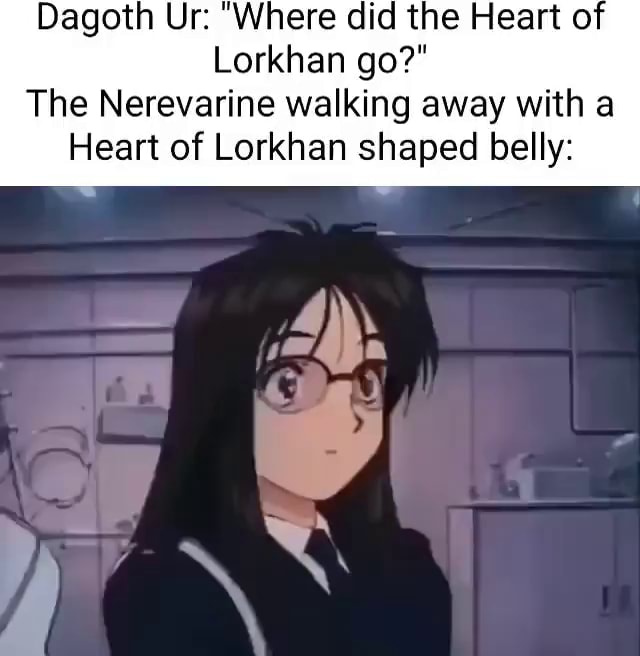 Dagoth Ur: "Where did the Heart of Lorkhan go?" The Nerevarine walking ...