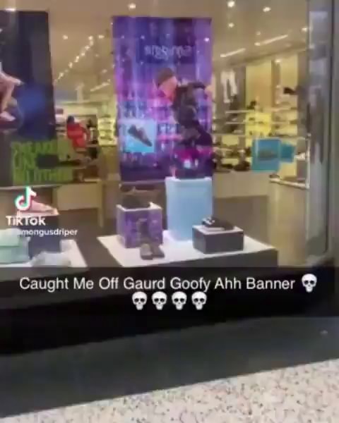 Caught Me Off Gaurd Goofy Ahh Banner - iFunny