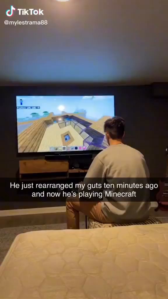 Ch TikTok @mylesiramaas He just rearranged my guts ten minutes ago and ...