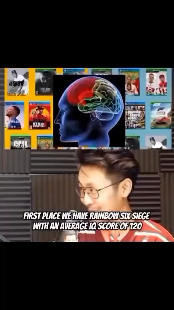 FIRST PLACE HIE HAUE RAINBOW SIK SIEGE WITH AN AVERAGE SCORE OF 120 - iFunny