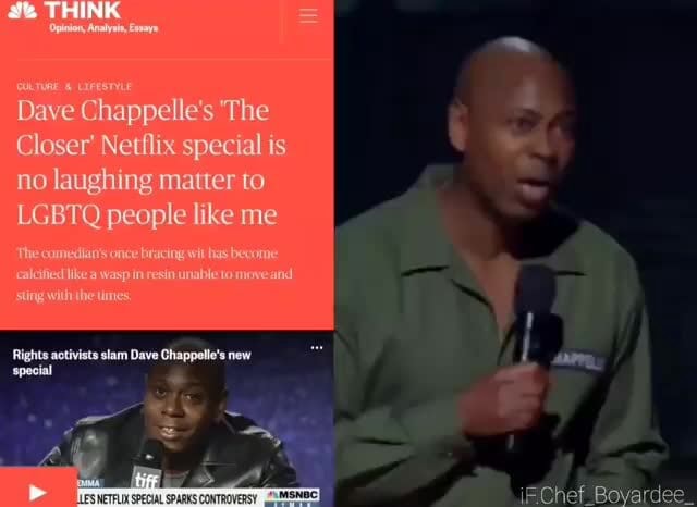 & THINK Dave Chappe les The Clover Newhx spec laughing mater people ...