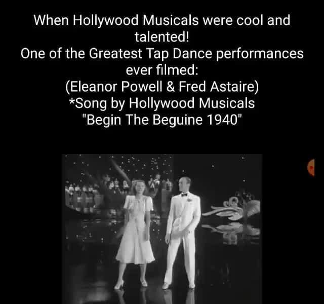 When Hollywood Musicals were cool and talented! One of the Greatest Tap ...