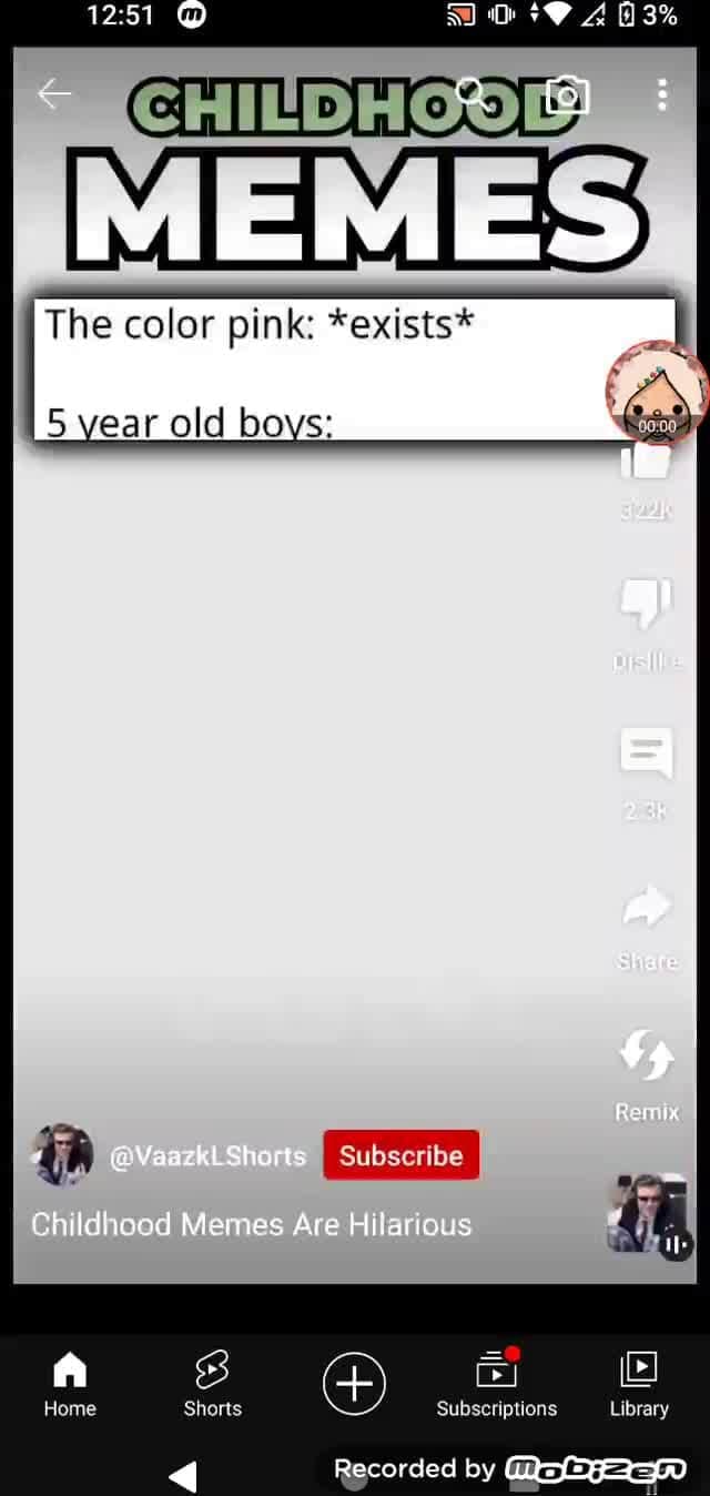 MEMES The color pink: *exists* 5 year old boys: ev @Vaazkl Shorts ...