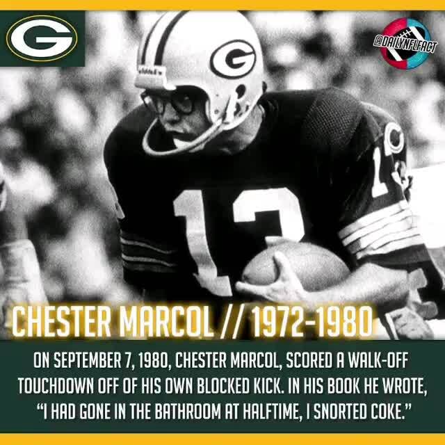 ON SEPTEMBER 7, 1980, CHESTER MARCOL, SCORED A WALK-OFF TOUCHDOWN OFF ...