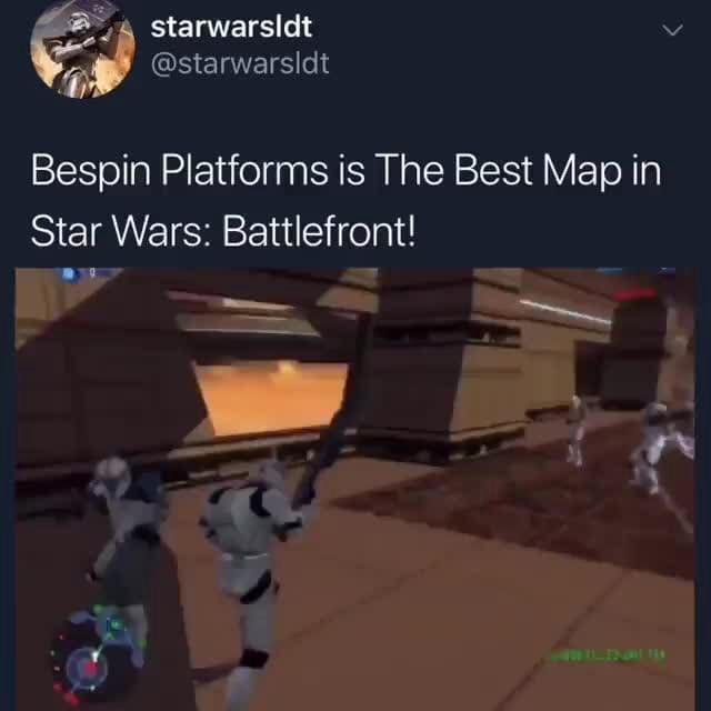 Bespin Platforms is The Best Map in Star Wars: Battlefront! - iFunny