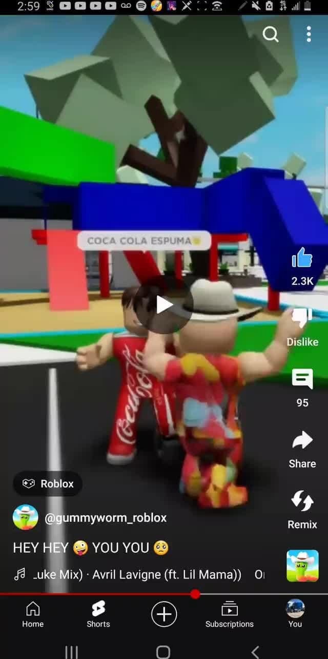 259 Dislike 95 Share Roblox immyworm_roblox Remix HEY HEY YOU YOU @ uk ...