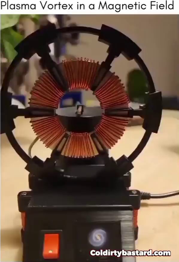 Plasma Vortex in a Magnetic Field - iFunny