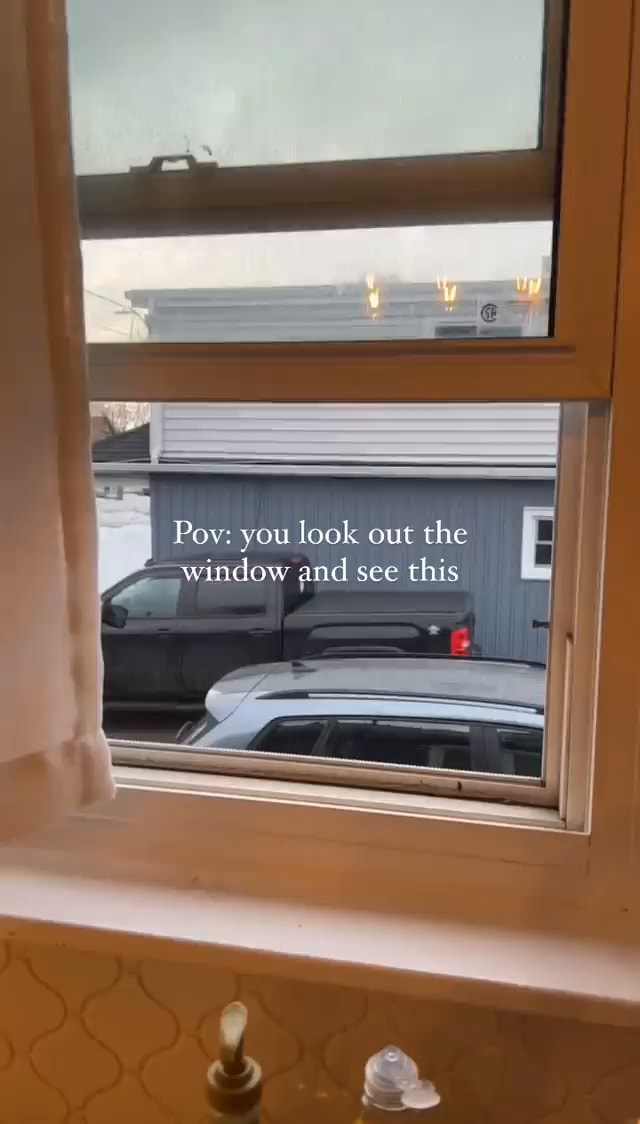 Pow: you look out the window and see this - iFunny