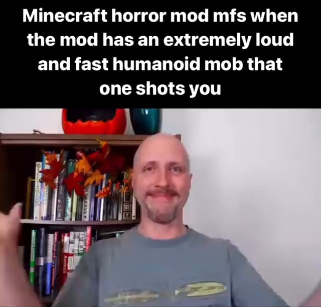 Minecraft horror mod mfs when the mod has an extremely loud and fast ...