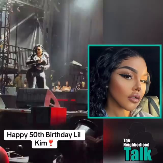 Yess 😍😍 Lil Kim celebrated her 50th birthday on stage the other day! 🔥 ...